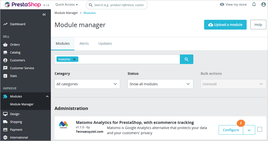How do I install the Matomo tracking code on my PrestaShop store FAQ ...