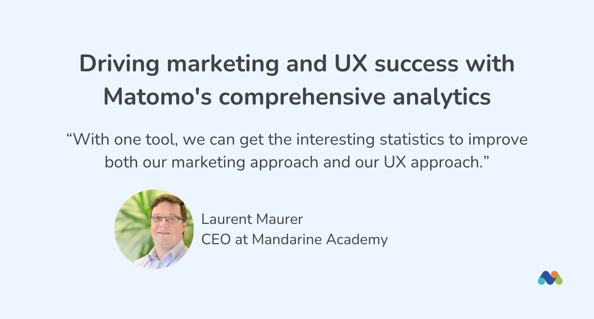 Mandarine Academy gets essential insights with Matomo while staying GDPR compliant - Analytics ...