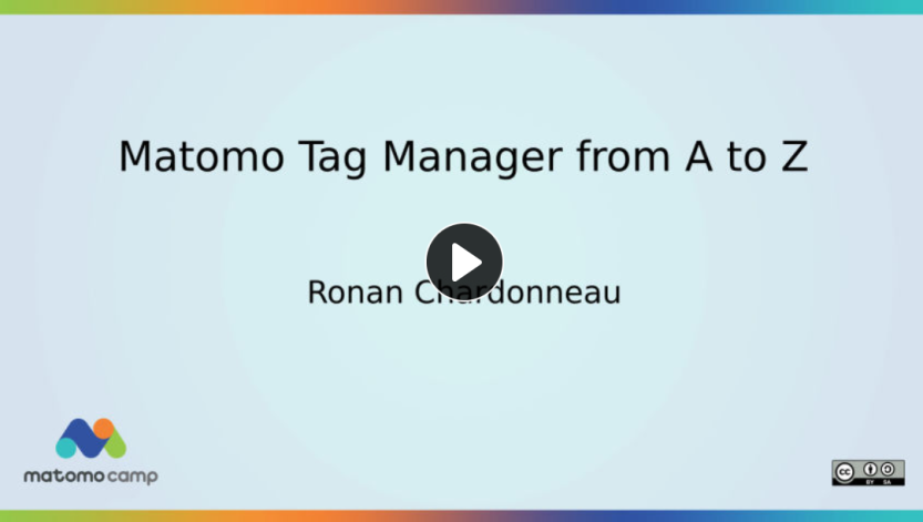 [Video] Matomo Tag Manager from A to Z FAQ - Videos - Matomo Analytics Platform