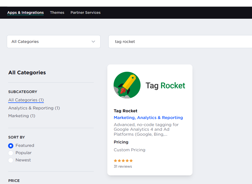 How do I install the Matomo tracking code in Tag Rocket for BigCommerce ...