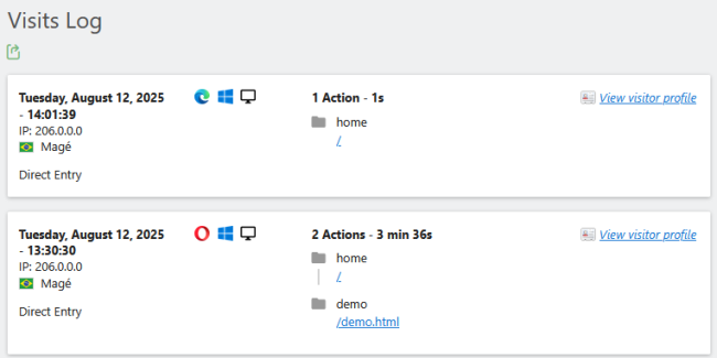 What is the difference between the Number of interactions and Actions in a visit? FAQ - Reports ...
